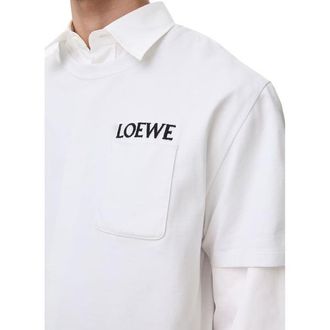 Loewe T-shirt d&eacute;contract&eacute; en coton