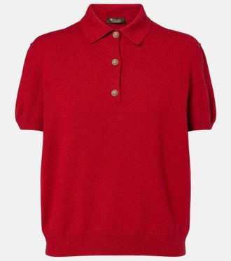 Loro Piana Polohemd Classic aus Kaschmir