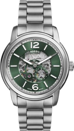 Fossil Uhr Fossil Heritage Skeleton ME3262 Silberfarben