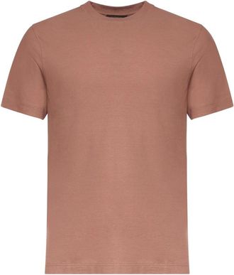 Zanone Homme, Tops, Rose, Taille: 3XL T-shirt &agrave; col rond