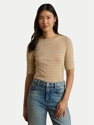 Lauren Ralph Lauren Bluse Judy 200P13919003 Beige Regular Fit