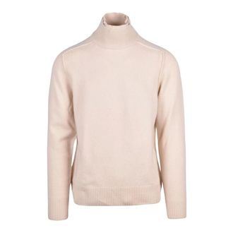 Paolo Pecora Homme, Pulls, Beige, Taille: S Pull Col Roul&eacute; Lupetto