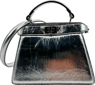 Fendi Hobo Bags - Fendi by Marc Jacobs Peekaboo ISeeU Petite silver - Gr. unisize - in Silber - f&uuml;r Damen