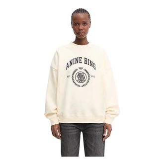 Anine Bing Damen, Sweatshirts & Hoodies, Beige, SGr&ouml;&szlig;e