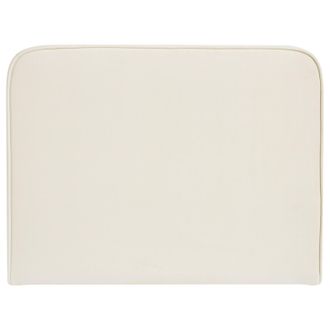 IDIMEX Kopfteil LUNAR 90cm Cremeweiß - Headboard mit Wandbefestigung, Bettkopfteil für Boxspringbetten, weicher Samt, Bettkopfteil modern