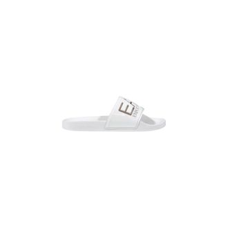 Emporio Armani Emporio Armani Ea7, Femme, Chaussures, Blanc, Taille: 40 EU Mules unies en PVC
