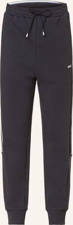 HUGO BOSS Sweatpants Hadikonos Mit Galonstreifen blau