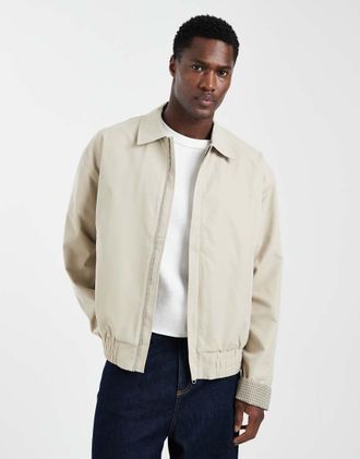 Asos Bomberjacke in Stone-Neutral