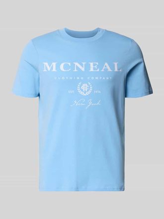 Mc Neal T-Shirt mit Label-Print und Rundhalsausschnitt