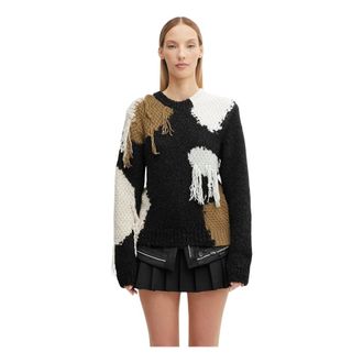 Andersson Bell Sylvia Abstract Patchwork Pullover - - Knitwear - Damen - Mehrfarbig - XS
