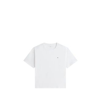 Tommy Hilfiger T-shirt droit en coton m&eacute;lang&eacute;