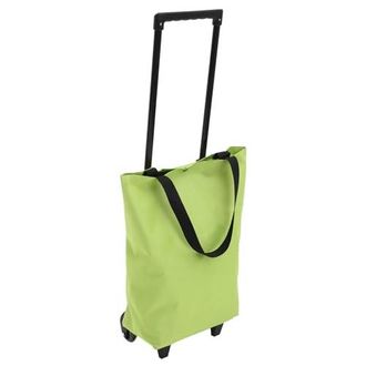 Beaupretty Chariot de Courses Pliable avec Roulettes Robustes et Poignée Rétractable Sac à Roulettes Léger et Portable pour Supermarché Caddy Polyvalent et Compa