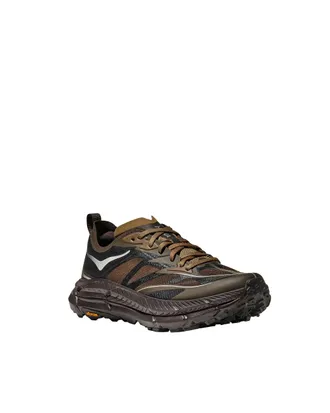 Hoka One One Mens Trail Sneakers Mafate Speed 4 Lite Tree Bark-Cast Iron Upper: Textile Trainers Bark/cast