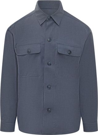 HUGO BOSS Homme, Vestes, Bleu, Taille: XL Overshirt