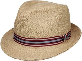Stetson Chapeau de Raphia Terlaco Trilby Femme/Homme - Soleil DEte en Paille Printemps-ete Ete - M (56-57 cm) Nature