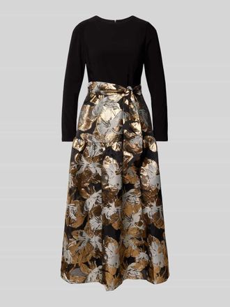 Adrianna Papell Abendkleid im 2-in-1-Look mit Bindeg&uuml;rtel