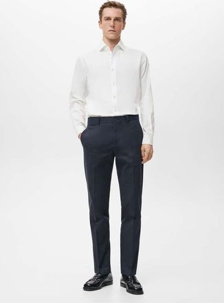 Mango Chemise 100 % coton slim-fit blanc - Homme - XXL - MANGO MAN