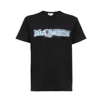 Alexander McQueen T-Shirts - - Tops - Herren - Schwarzk - M