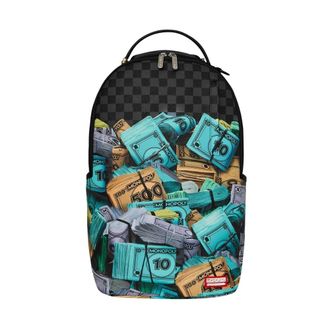 Sprayground Sprayground, Homme, Sacs, Noir, Taille: ONE Size Monopoly Money Stacks Backpack
