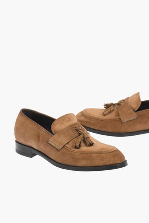 Ermenegildo Zegna EZ TAILORING Tassel-Loafer SIENA FLEX aus Veloursleder Ermenegildo Zegna