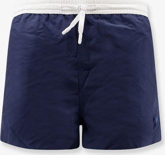 Ami Nylon swimsuit with tone-on-tone logo - AMI PARIS - gender_Man