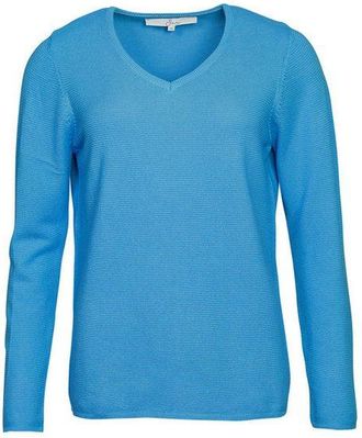 Ser V-Ausschnitt-Pullover Schnäppchenpreis! Pullover Feinstrick mit Struktur W9240200