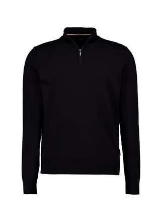 Daniel Hechter Herren Pullover schwarz unifarben