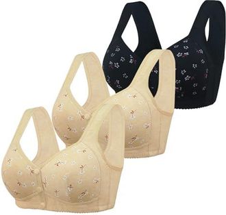Generic D&eacute;bardeur rembourr&eacute; qui ne laisse pas de traces sur le dos, soul&egrave;ve les seins, sous-v&ecirc;tements fronc&eacute;s, doux, doux pour la peau, boucle ouverte &agrave; lavan