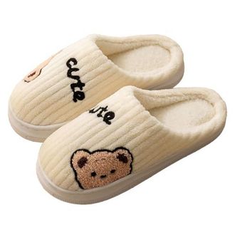 Generic Pantoufles dHalloween, de No&euml;l, de vacances, de maison, pantoufles pour femme, pantoufles pelucheuses pour ext&eacute;rieur et int&eacute;rieur, pantoufles chaudes 