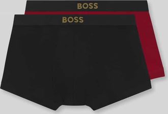HUGO BOSS Pants mit kontrastierendem Logo-Bund im 2er-Pack