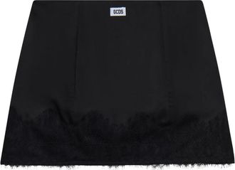 GCDS Spitzen-Minikleid - - Skirts - Damen - Schwarzk - XS