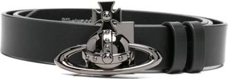 Vivienne Westwood unisex, Accessoires, Noir, Taille: S Orb Buckle Belt