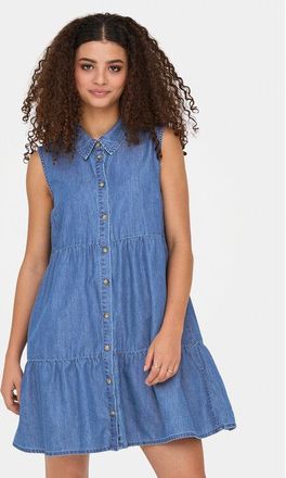 Only Jeanskleid Bea 15344263 Blau Regular Fit
