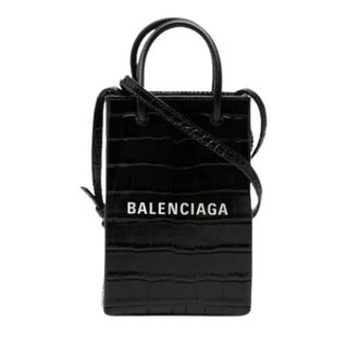 Balenciaga Pre-owned Mini Shopping Phone Holder - - Pre-owned - Damen - Schwarzk - ONE SIZE