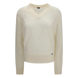 Kiton V-Ausschnitt Pullover - - Knitwear - Damen - Wei&szlig; - M