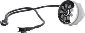 Walmeck Badewannen-Luftd&uuml;se, Einfache Installation, Kunststoff, 6 L&ouml;cher, RGB-Blasenstrahl, SPA-Zubeh&ouml;r