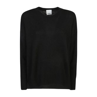 Allude Maglione in Cashmere - - Knitwear - Damen - Schwarzk - XS