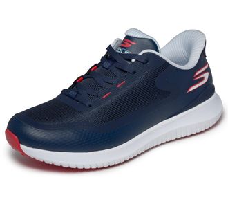 Skechers Slip-Ins: Go Golf Flight Spikeless Schn&uuml;rschuhe aus Netzstoff f&uuml;r Herren, Marineblau, Gr&ouml;&szlig;e 40
