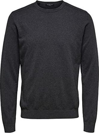 Selected Slhberg Crew Neck B Noos Maillot De Surv&ecirc;tement, Antracit, M EU