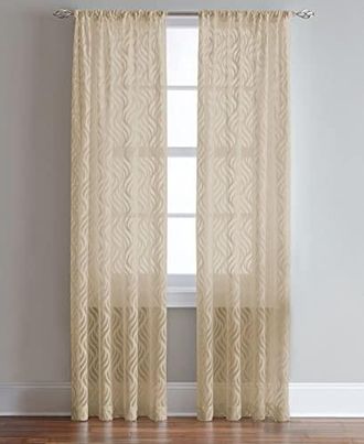 Chf Lyric Vorhangpaneel, durchscheinend, 213,4 cm, Antik-Optik