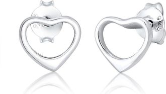 Elli Ohrringe Damen Herz Liebe in 925 Sterling Silber