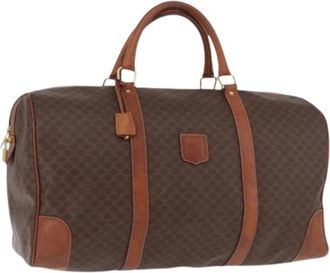 Celine Pre-owned Vintage Boston Bag - Femme - Pre-owned - Brun - Taille: ONE Size