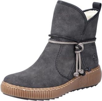 Rieker Femme Z6662 Botte Tendance, Gris, 36 EU