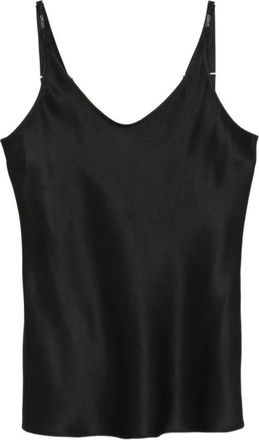 Brunello Cucinelli Femme, Tops, Noir, Taille: 42 FR V-neck Sleeveless Top