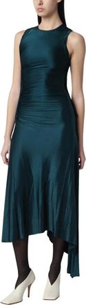 Victoria Beckham Femme, Robes, Vert, Taille: 36 FR Sleeveless Twist Detail Dress