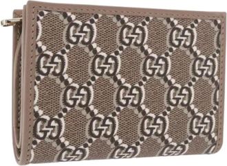Gucci Portefeuille vintage en toile GG Pre-owned - Femme - Pre-owned - Beige - Taille: ONE Size