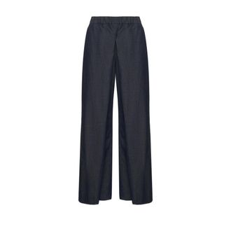 A|X Armani Exchange Wide Hosen - - Trousers - Damen - Blau - S