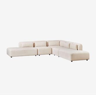 Sklum Sklum - 5-teiliges modulares Ecksofa Fogler mit Doppel-Chaiselounge