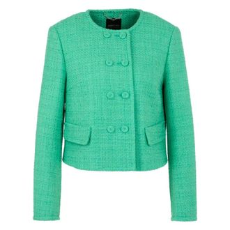 Marc Cain Couturiges J&auml;ckchen aus Baumwollmix - - Jackets - Damen - Gr&uuml;n - M