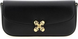 Alexander McQueen Skull Lock Clutch Bag - - Bags - Damen - Schwarzk - ONE SIZE
